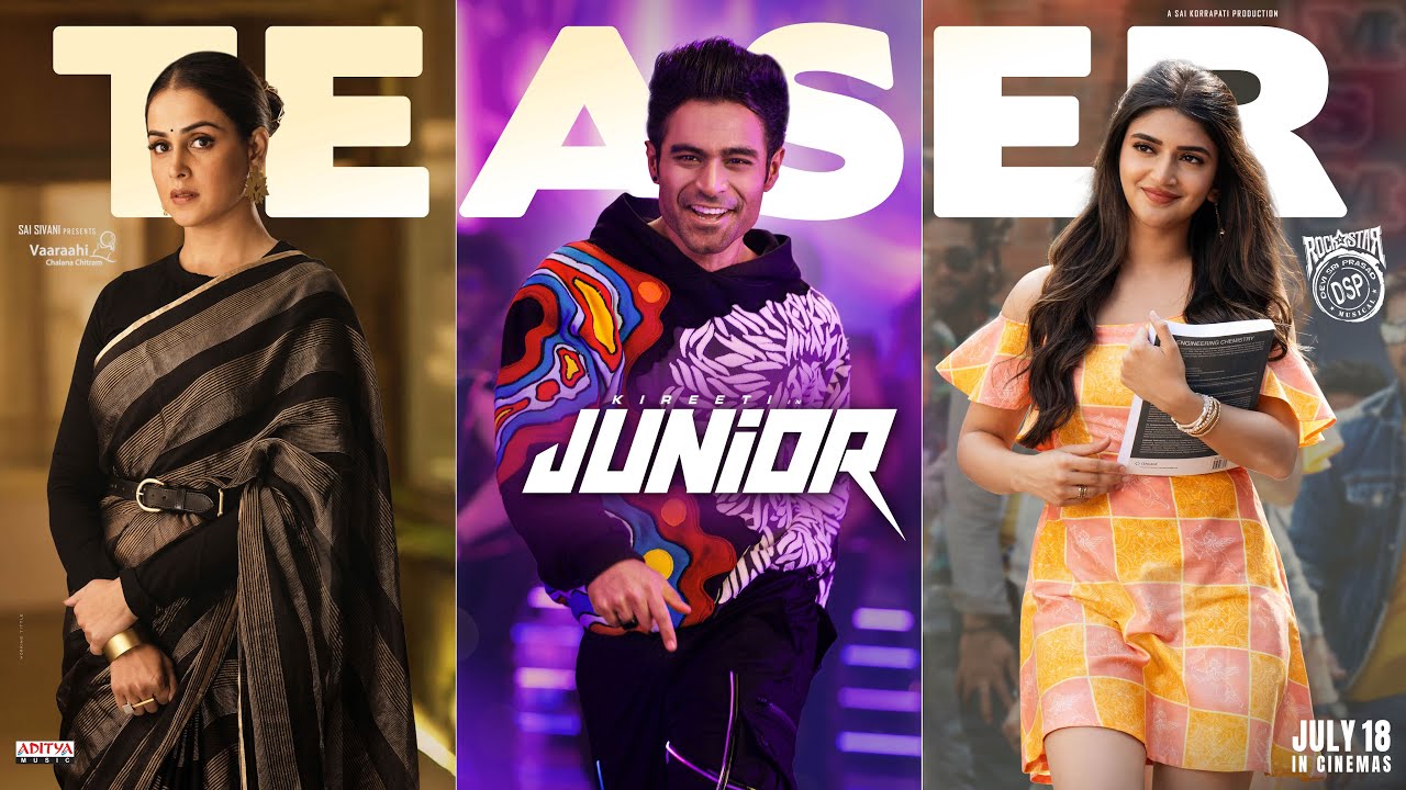 Kireeti Reddy’s Debut Film Junior Teaser Promises a Colorful Mix of Fun ...